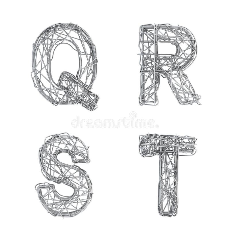 Wire Alphabet Stock Illustrations – 9,601 Wire Alphabet Stock ...