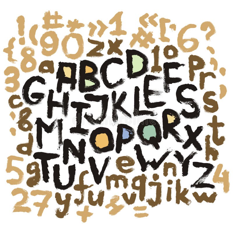 Typographical Characters Stock Illustrations – 77 Typographical ...