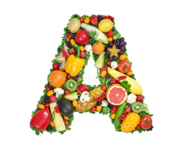 Alphabet of Health - a stock image. Image of kumquat, alphabet - 2108911