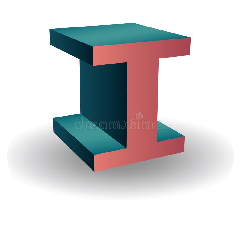 Alphabet I. Vector Illustration Decorative Design Stock Vector ...