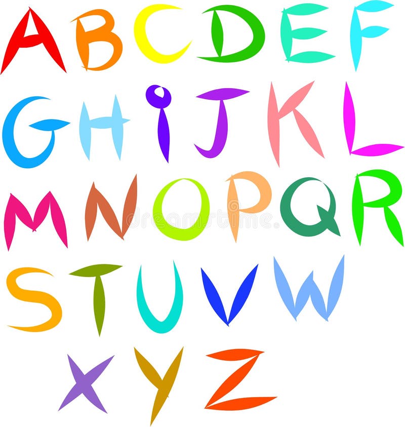 ABC Banners and Logos stock illustration. Illustration of education ...