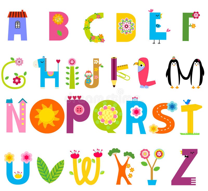 Abstract alphabet stock vector. Illustration of typographic - 47659368