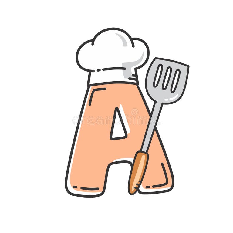 Spatula Alphabet Stock Illustrations – 181 Spatula Alphabet Stock ...