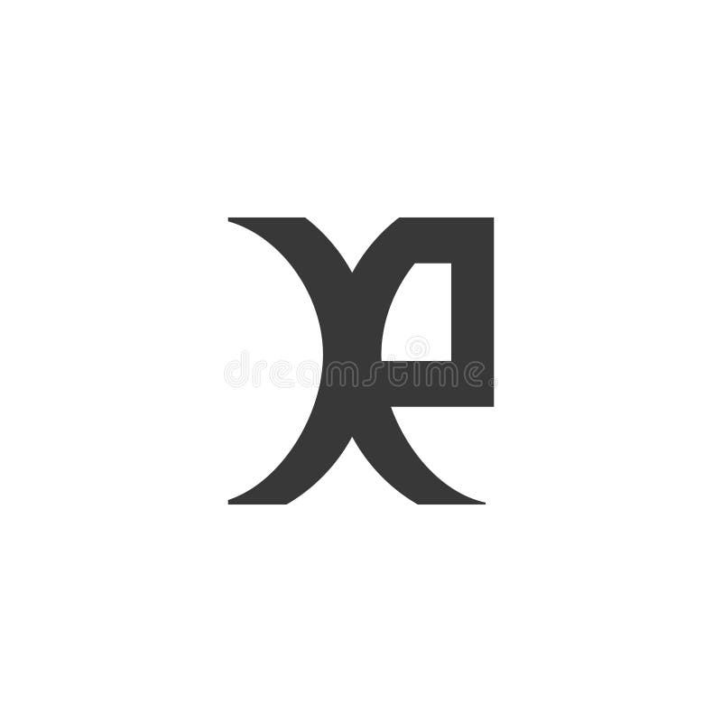 Alphabet-Initialen Logo Ex E Und X Vektor Abbildung - Illustration von ...