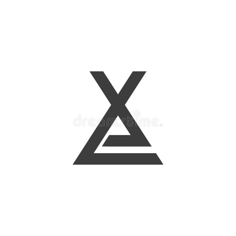 Alphabet-Initialen Logo Ex E Und X Vektor Abbildung - Illustration von ...