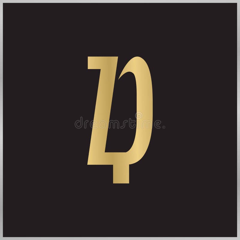 Alphabet Initialen Logo Pz Zp Z Und P Vektor Abbildung - Illustration ...