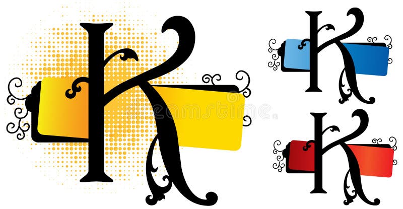Alphabet k vector stock vector. Illustration of message - 21438944