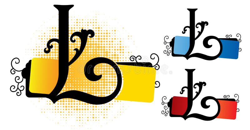 Alphabet l vector stock vector. Illustration of isolated - 21438924