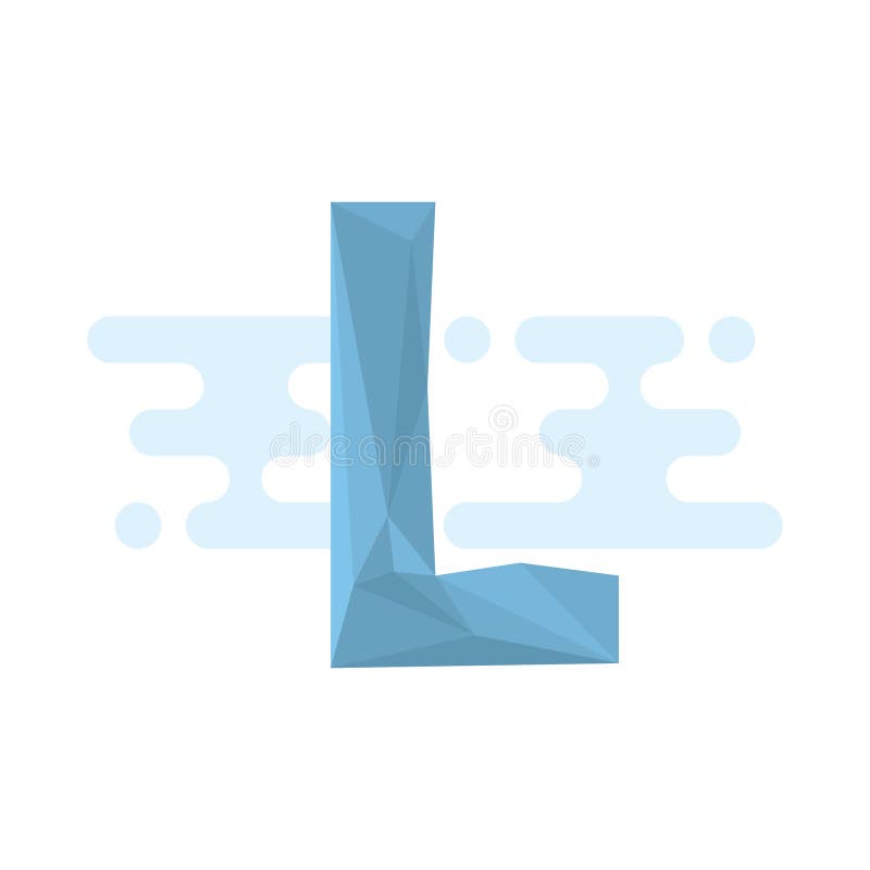 Alphabet L. Vector Illustration Decorative Design Stock Vector ...