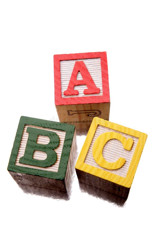 Alphabet learning blocks stock photo. Image of play, indoor - 7684698