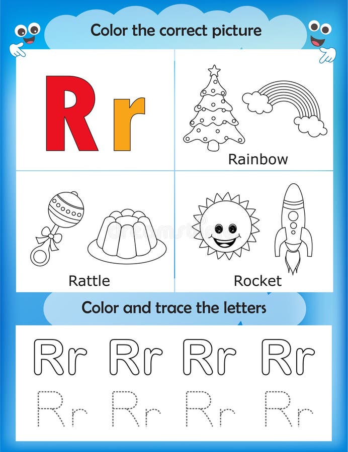 Alphabet Learning Color Letter Stock Illustrations – 8,148 Alphabet ...