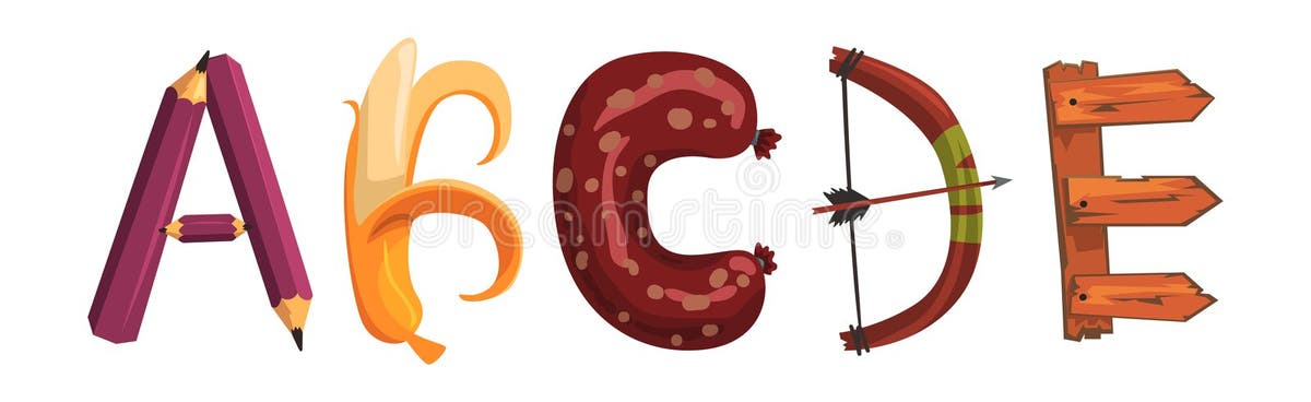 Object Alphabet Stock Illustrations – 74,800 Object Alphabet Stock ...
