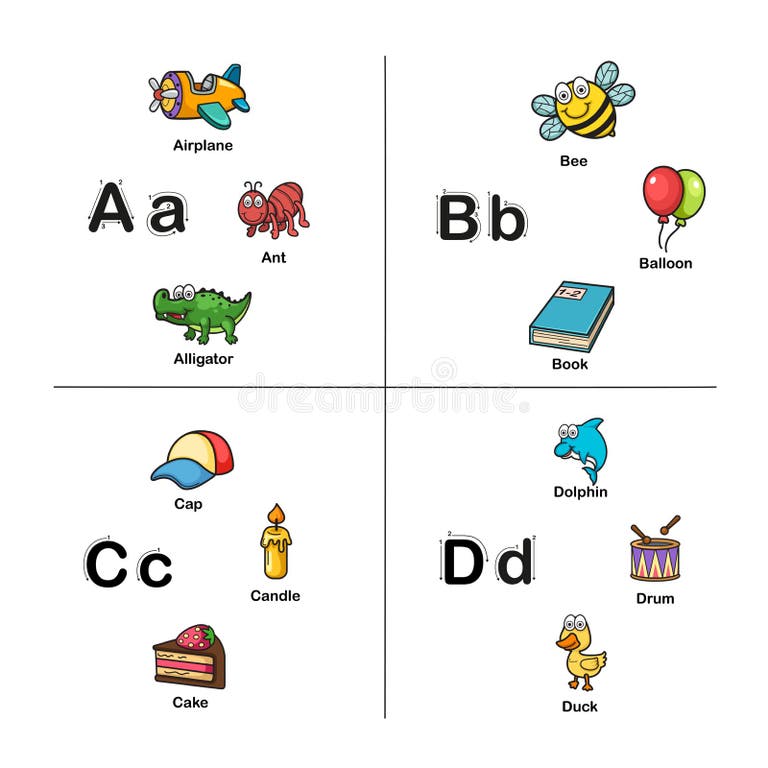 Cute Little Duck Alphabet Letter Stock Illustrations – 72 Cute Little ...