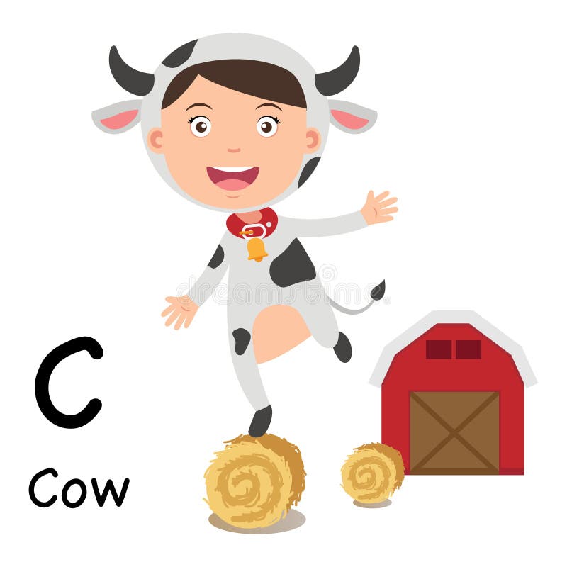 Illustration Cartoon Cow Vector Picture. Image: 20429282