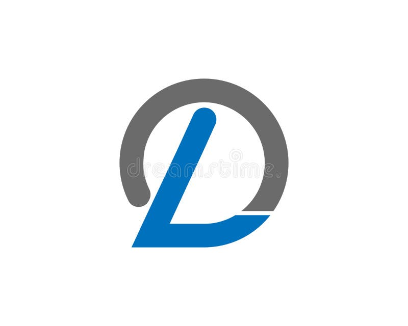 Alphabet Letter D, LD Round Design Logo Template. Stock Vector ...