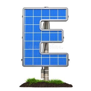 Alphabet Letter Solar Panel Stock Illustrations – 141 Alphabet Letter ...
