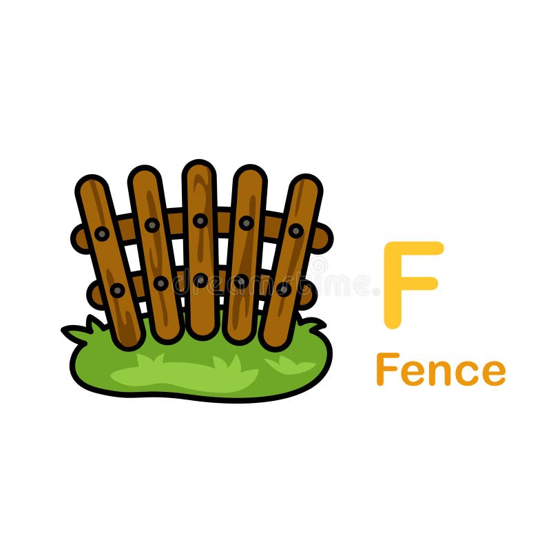 Letter F Fence Stock Illustrations – 28 Letter F Fence Stock ...