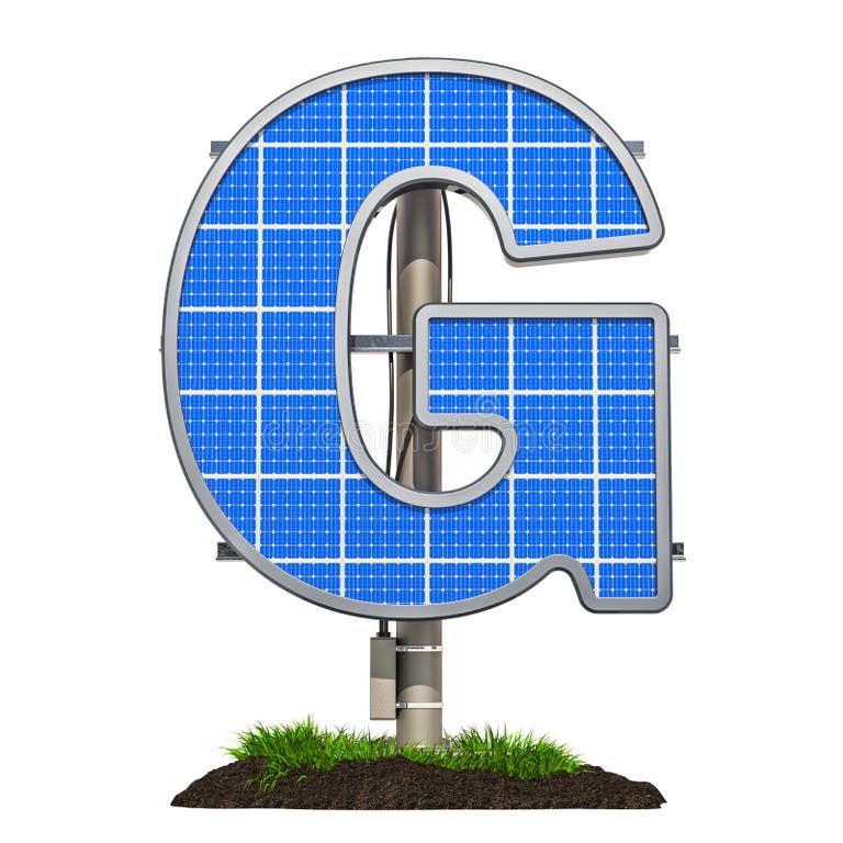 Alphabet Letter Solar Panel Stock Illustrations – 141 Alphabet Letter ...
