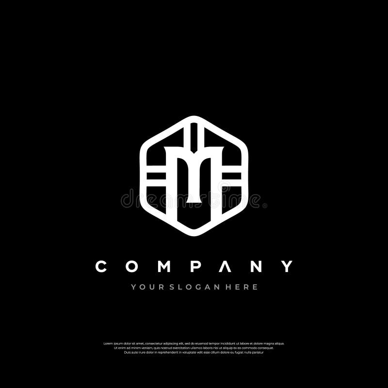 Alphabet Letter M Monogram Logo, Gold Color Elegant Classical Stock ...