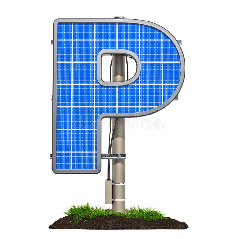 Alphabet Letter Solar Panel Stock Illustrations – 146 Alphabet Letter ...