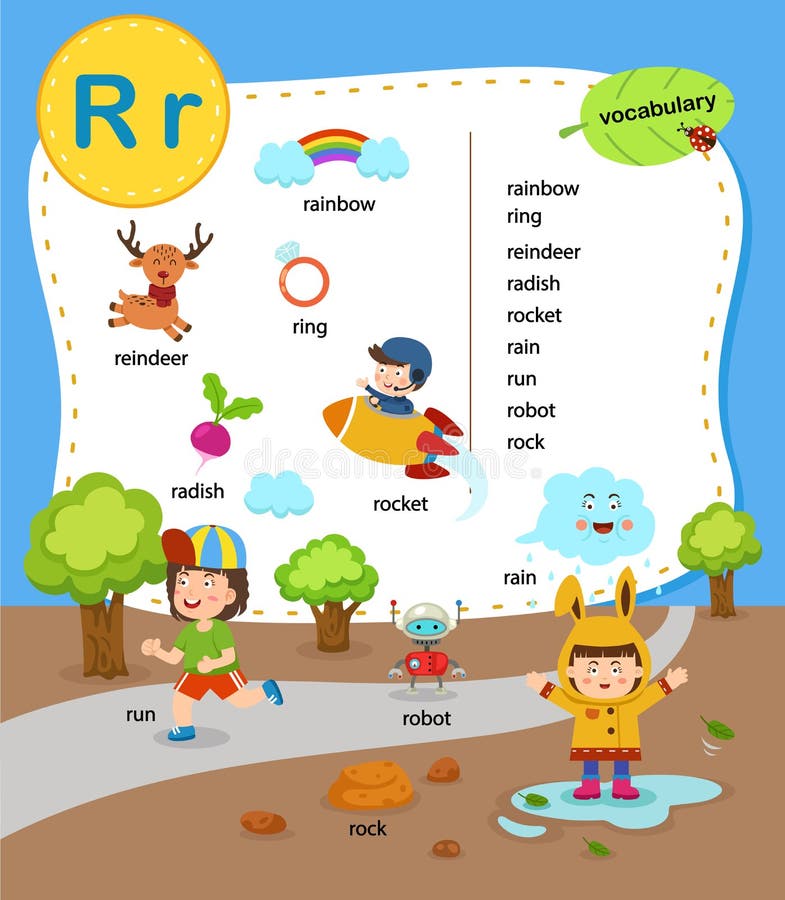 Writing Practice Letter R Stock Illustrations – 176 Writing Practice ...