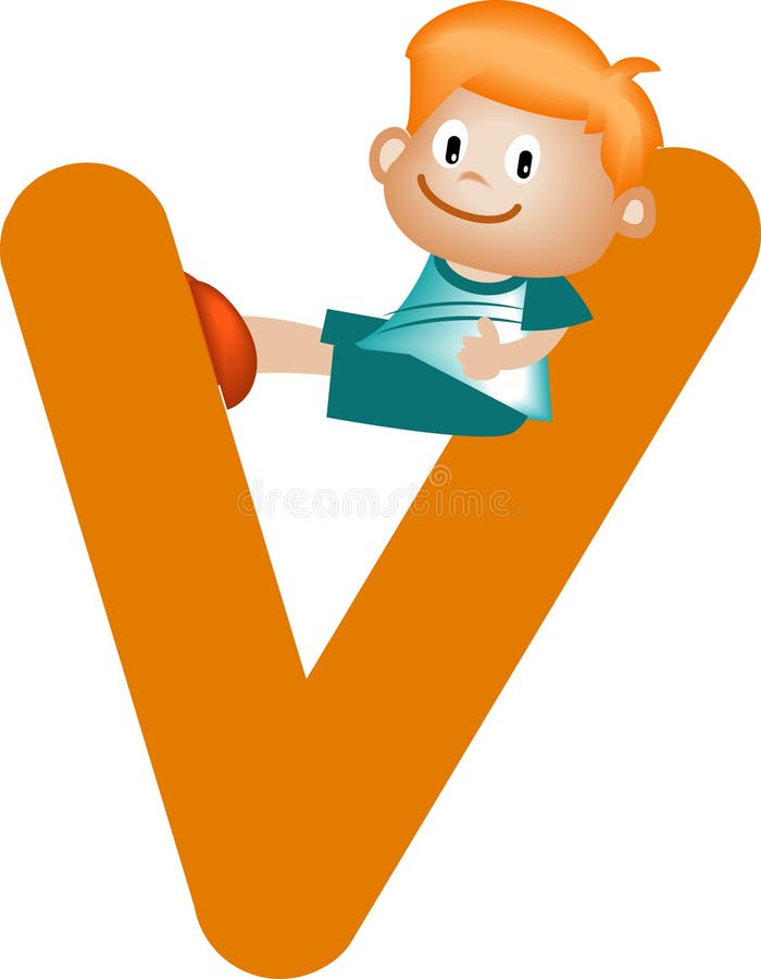 Animal alphabet V stock vector. Illustration of animal - 8440024