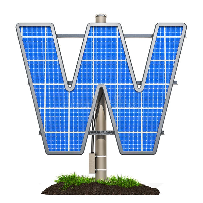 Alphabet Letter Solar Panel Stock Illustrations – 141 Alphabet Letter ...