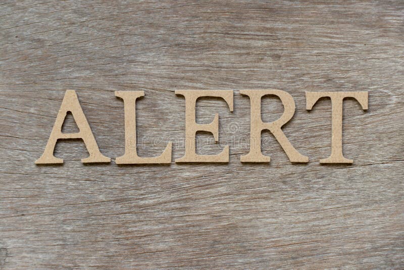 Word alert stock photo. Image of attention, hazardous - 28610032