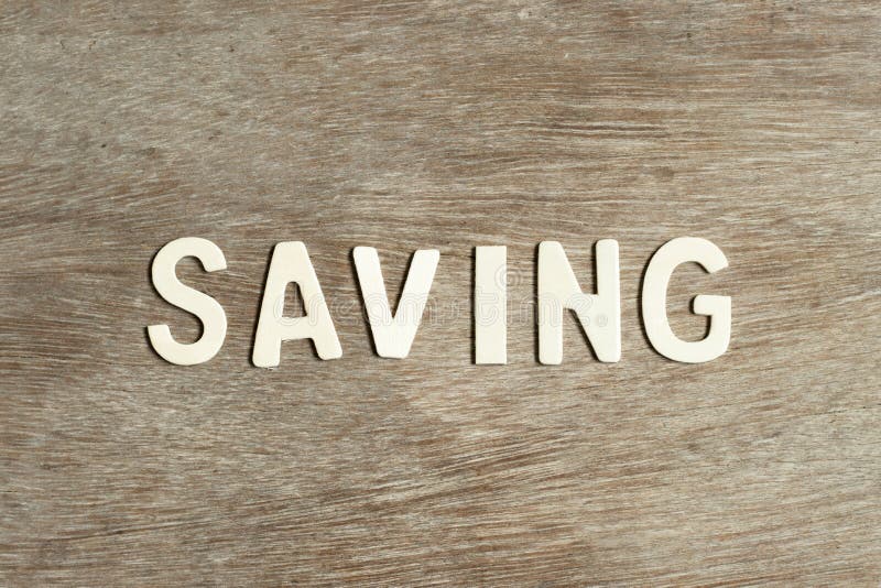 Word Big Saving with US Dollar Bills Under it. Money Background for ...