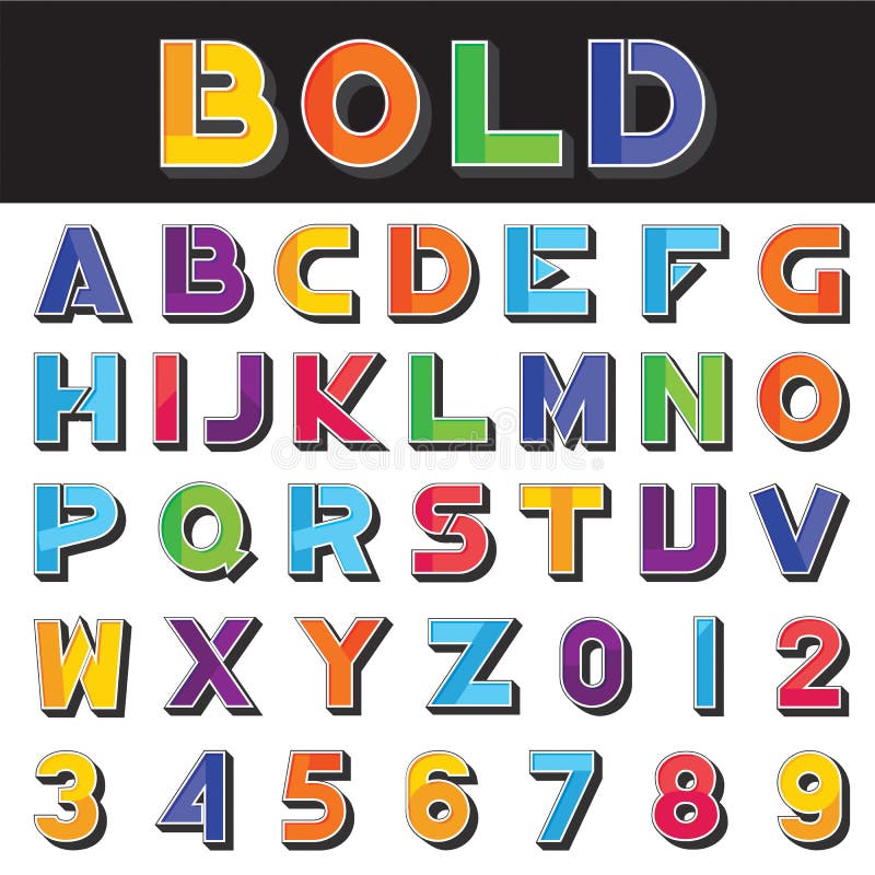 Alphabet letters stock vector. Illustration of collection - 59322764