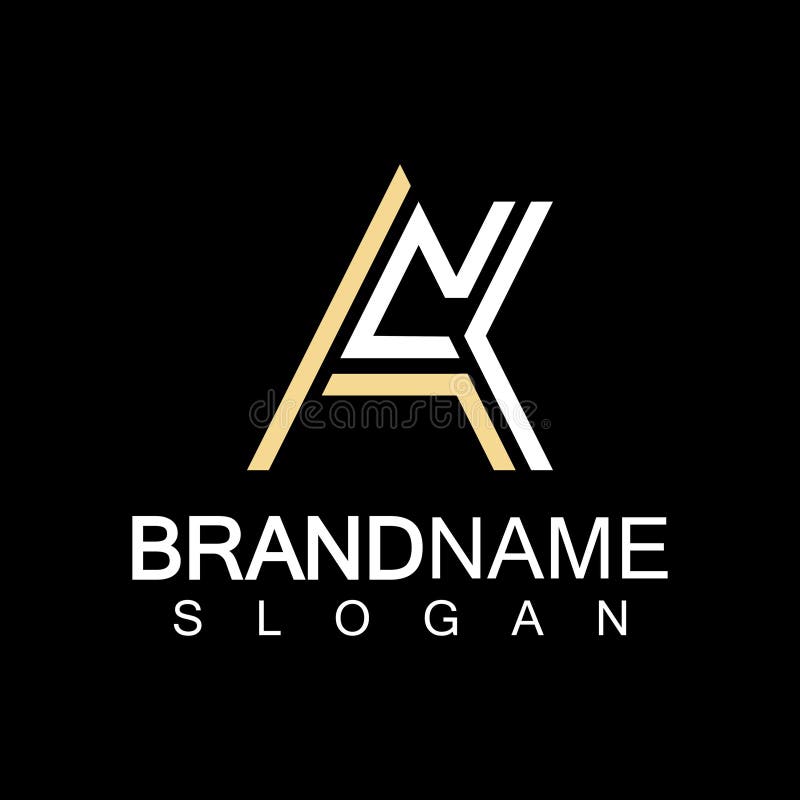 Alphabet Letters AK or KA Logo Design Template Stock Vector ...