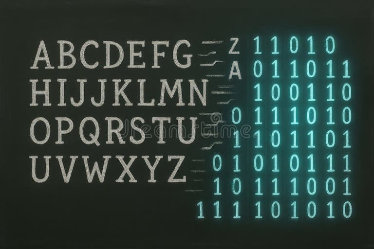 360 Binary Alphabet Courageous Stock Photos - Free & Royalty-Free Stock ...