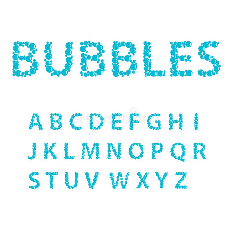 Alphabet of Soap Bubbles Vector Stock Vector - Illustration of fresh ... Alphabet of Soap Bubbles Vector Stock Vector - Illustration of fresh ...