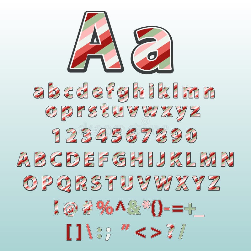 Alphabet Letters Formed by Colored Lines. Font Style, Vector Design ...