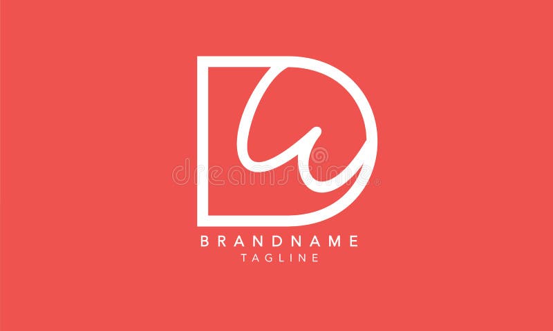 DW, WD, D and W stock vector. Illustration of brand - 194533275