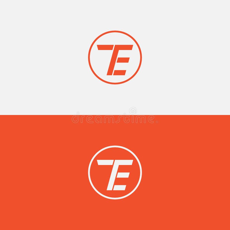 Alphabet Letters Initials Monogram Logo TE, ET, T and E, Alphabet ...