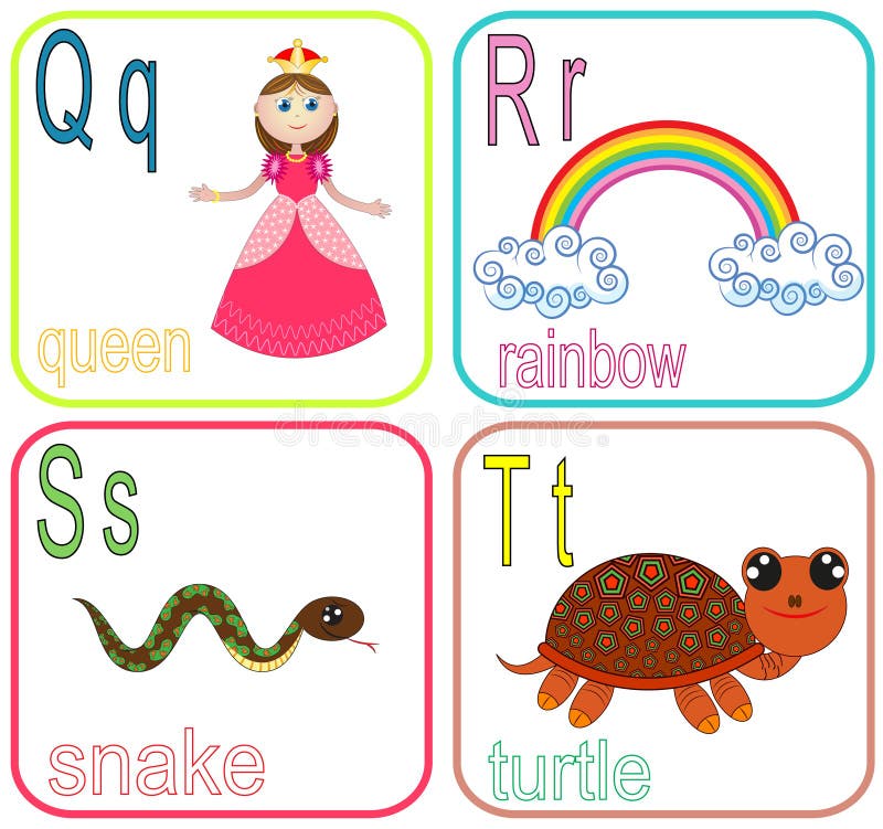 Alphabet letter R pictures stock vector. Illustration of alphabet ...