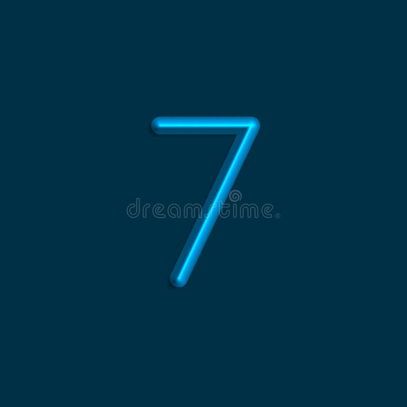 Alphabet letters of lights stock illustration. Illustration of word ...