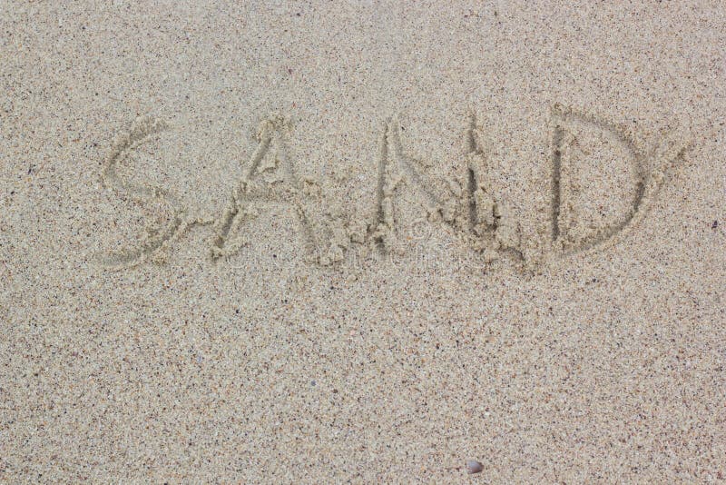 Alphabet letters stock image. Image of sand, brown, summer - 61212523