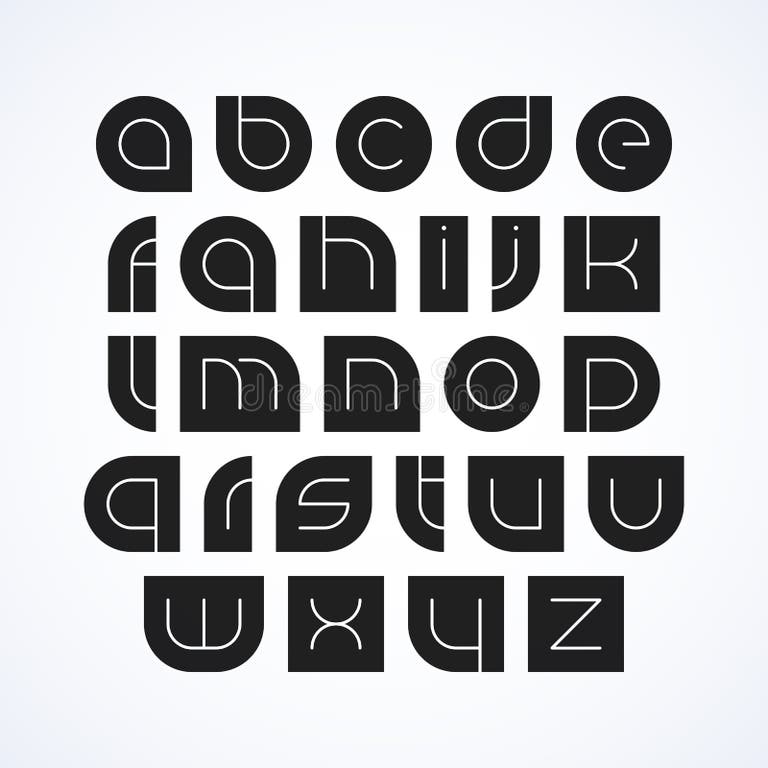 Minimal Letters Stock Illustrations – 171,570 Minimal Letters Stock ...