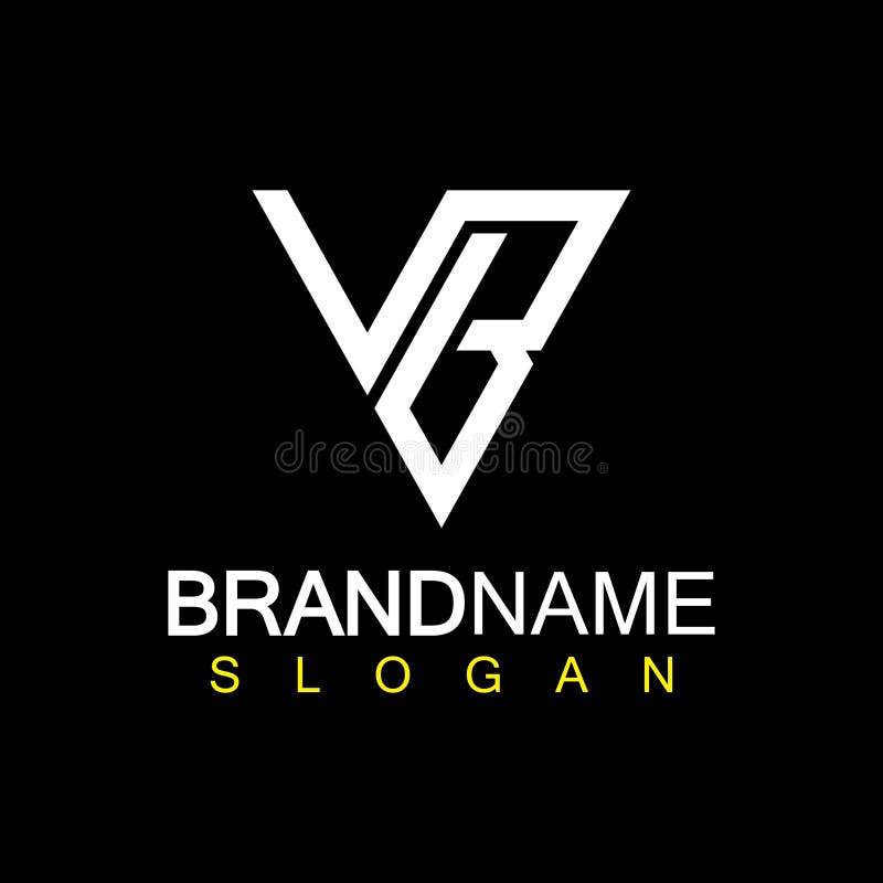Alphabet Letters VB or BV Logo Design Template Stock Vector ...