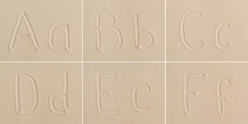 Alphabet Letters Sand Beach Stock Illustrations – 201 Alphabet Letters ...