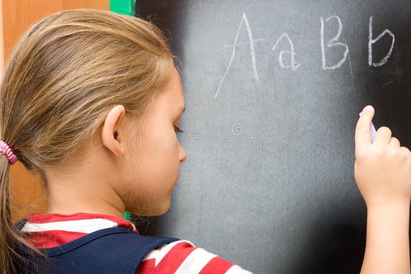 Alphabet stock photo. Image of educational, blackboard - 35220418