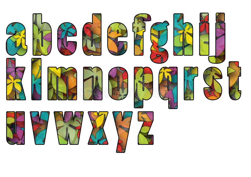 Alphabet Lower case stock illustration. Illustration of type - 27254319