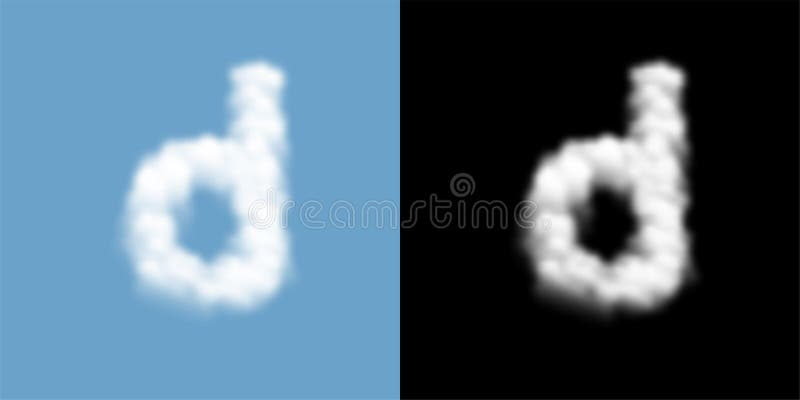 Blue Lowercase Letter D