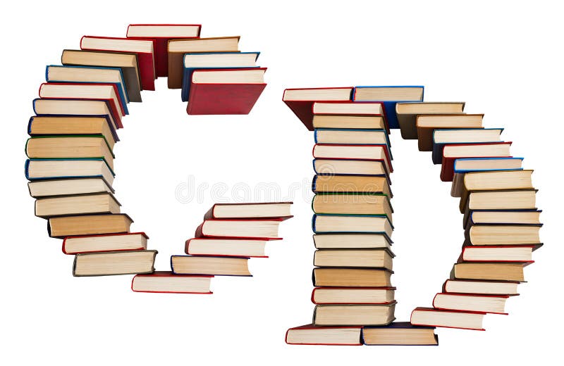 Alphabet Made Out of Books, Letters J and I Stock Image - Image of ...