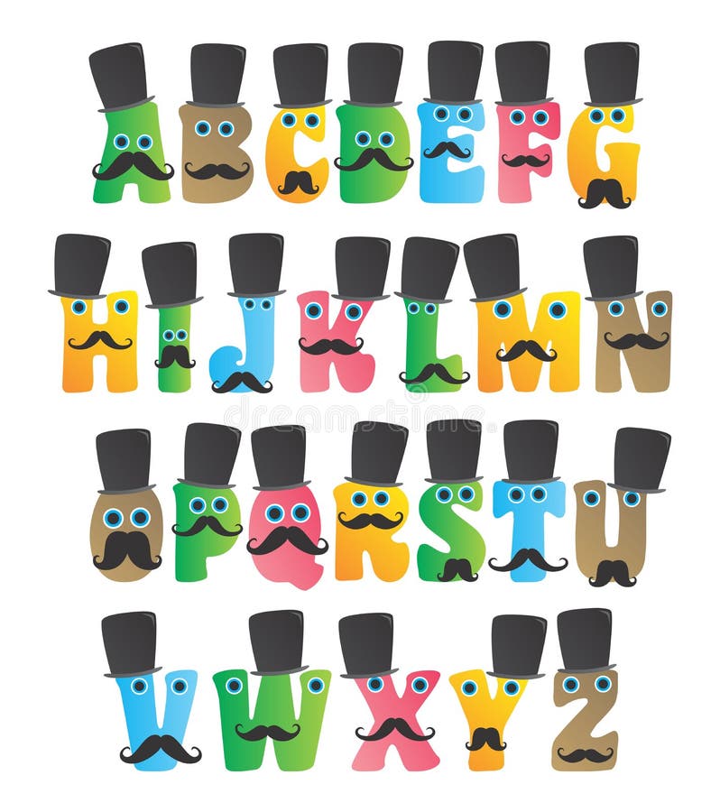 Fictitious Alphabet Stock Illustrations – 24 Fictitious Alphabet Stock ...