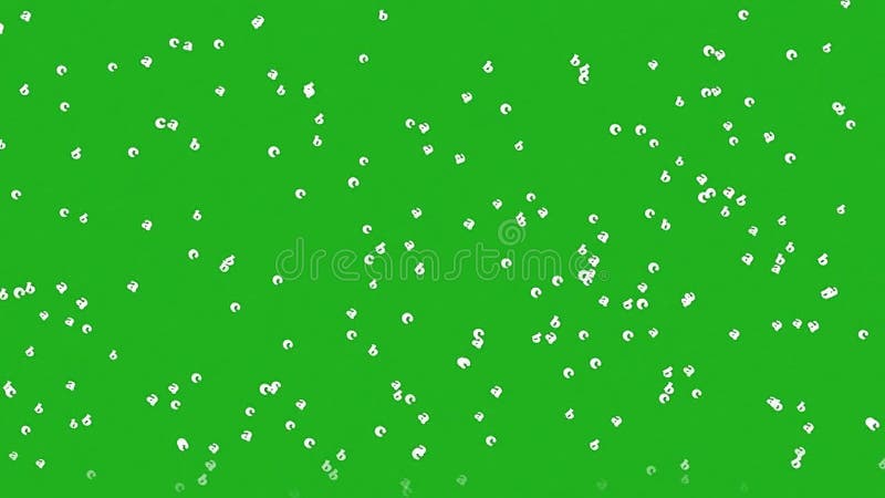 Alphabet Moving on Green Screen Stock Video - Video of chroma, blue ...