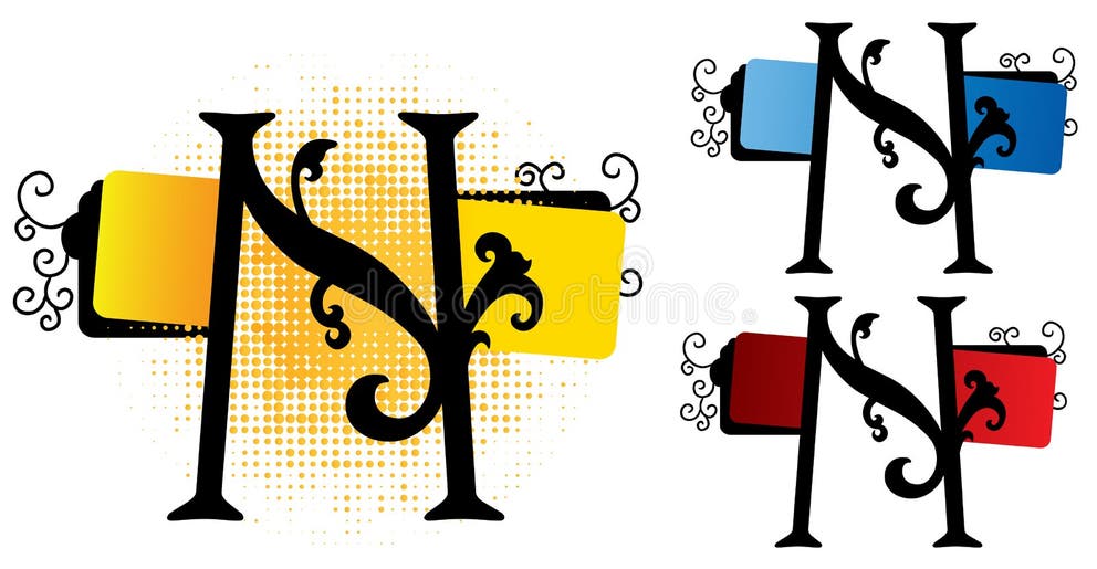 Alphabet n vector stock vector. Illustration of concept - 21438921