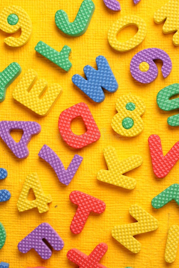 Alphabet and Number Blocks stock photo. Image of idea - 11943648